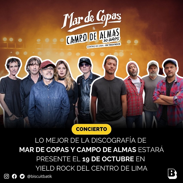 MAR DE COPAS y CAMPO DE ALMAS juntos por primera vez en el Centro ...